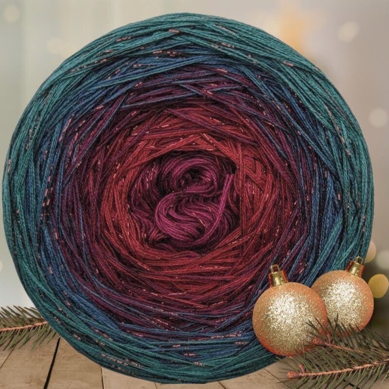 Ombre Lurex Yarn - Etsy