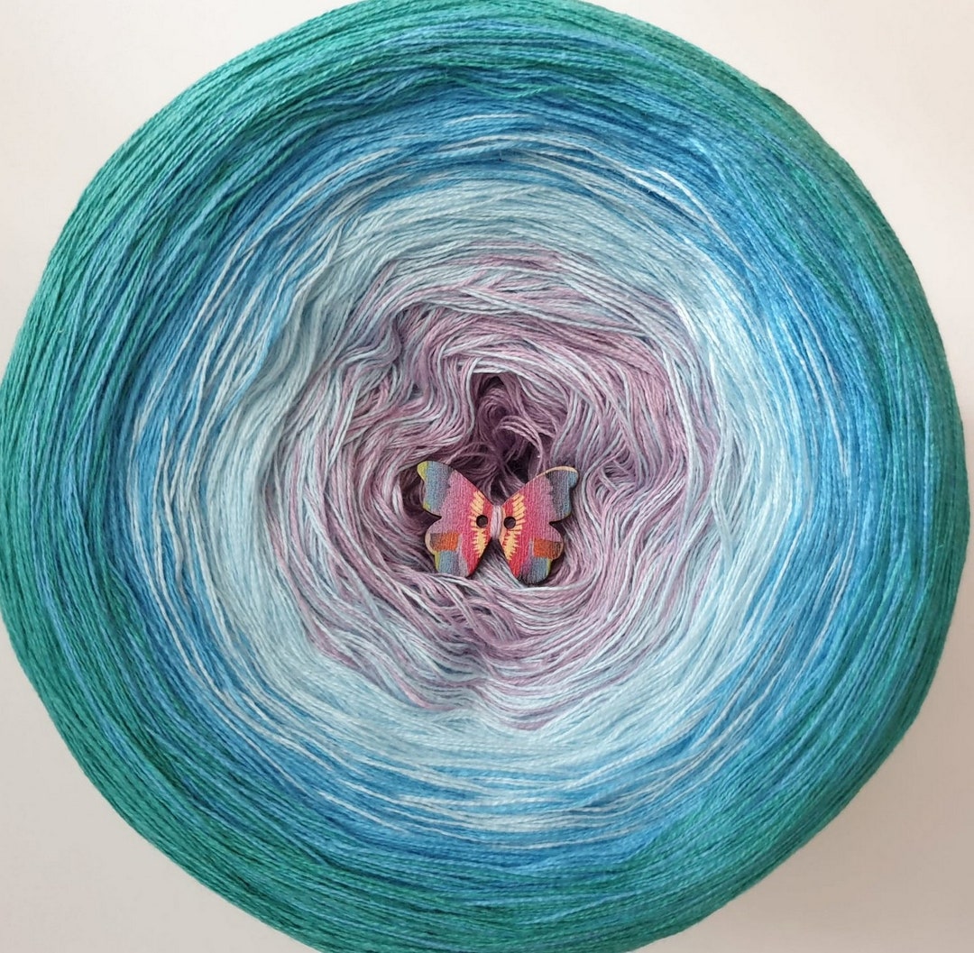 Gradient Yarn Cake, Ombre Effect Yarn Cake, 50cotton/50%acrylic Yarn ...