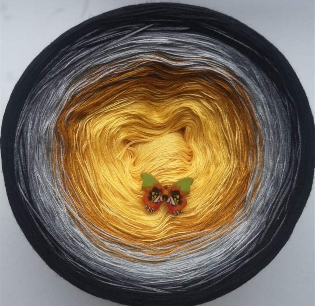 Gradient Yarn Cake, Ombre Effect Yarn Cake, 50cotton/50%acrylic Yarn ...