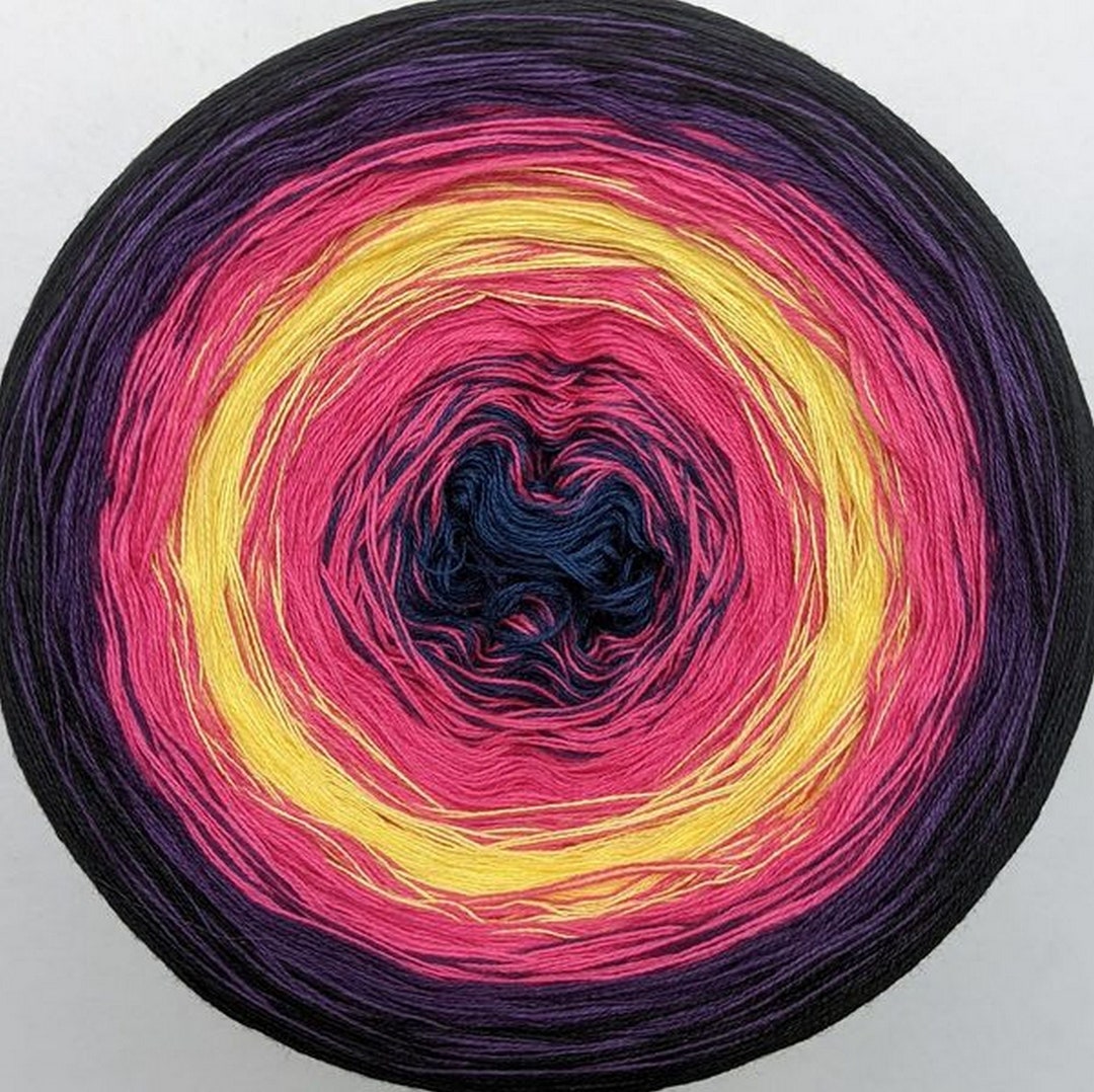 Gradient Yarn Cake, Ombre Effect Yarn Cake, 50cotton/50%acrylic Yarn ...