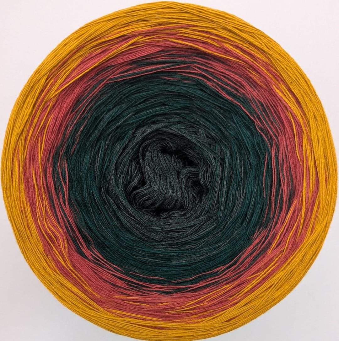 Gradient Yarn Cake, Ombre Yarn Cake, 50cotton/50%acrylic Yarn Cake.24 ...