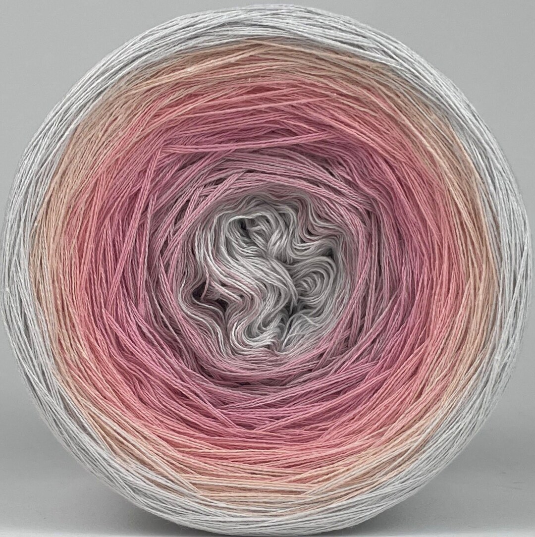 Gradient Yarn Cake, Ombre Effect Yarn Cake,3 Ply,4 Ply 50cotton/50 ...
