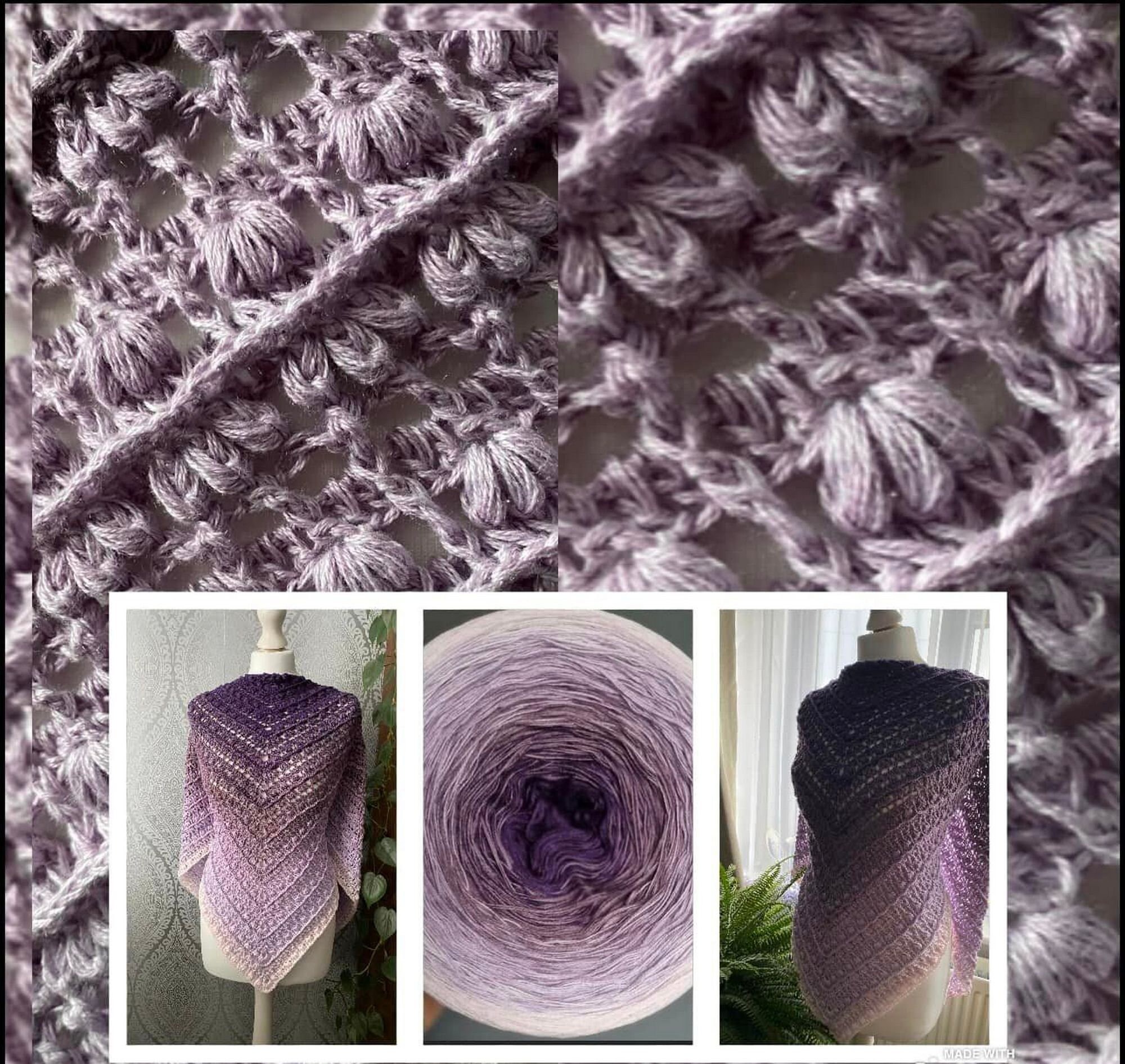 Gradient Yarn Cake Ombre Effect Yarn Cake 50cotton/50acrylic - Etsy