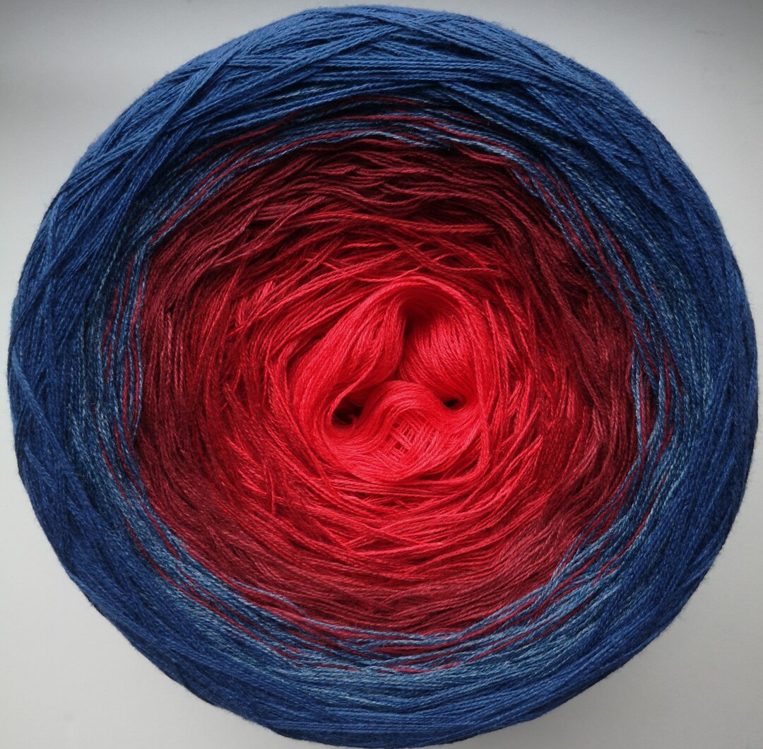 Gradient Yarn Cake, Ombre Effect Yarn Cake, 50cotton/50%acrylic Yarn ...