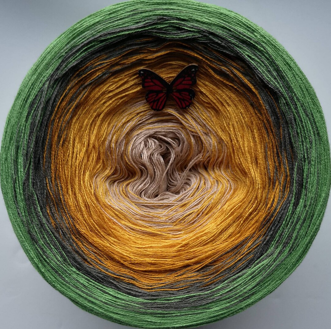 Gradient Yarn Cake, Ombre Effect Yarn Cake, 50cotton/50%acrylic Yarn ...