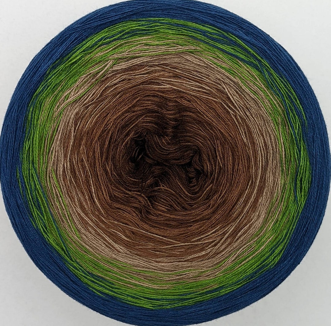 Gradient Yarn Cake, Ombre Effect Yarn Cake, 50cotton/50%acrylic Yarn ...