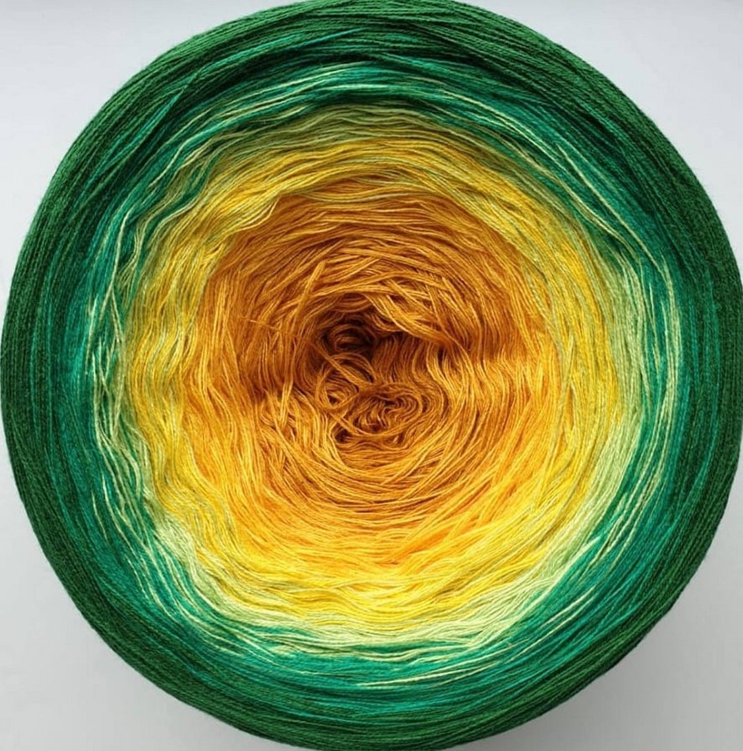 Gradient Yarn Cake, Ombre Effect Yarn Cake, 50cotton/50%acrylic Yarn ...