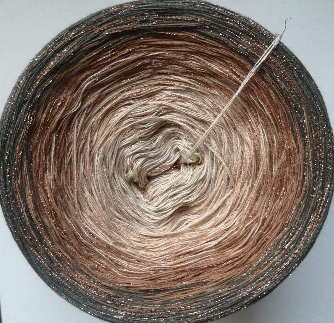 3 Ply, Gradient Cake Yarn, Ombre Yarn Cake, Color Change Yarn, Ombre ...