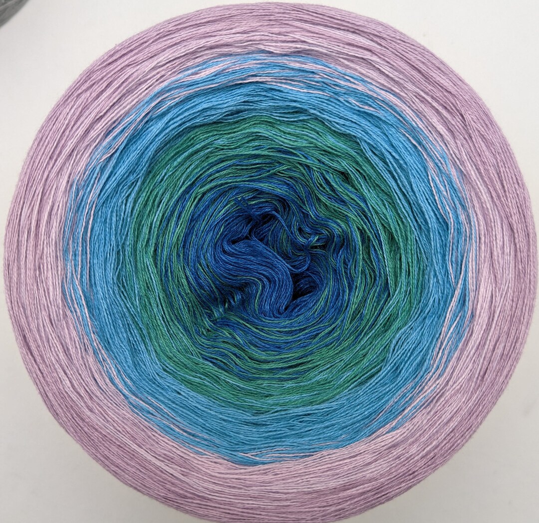 Gradient Yarn Cake, Ombre Effect Yarn Cake, 50cotton/50%acrylic Yarn ...