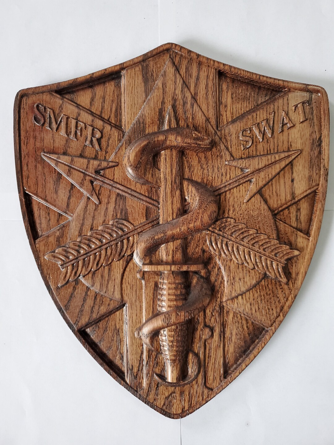 Handmade Wood South Metro Fire District (colorado) SWAT Medic Patch ...