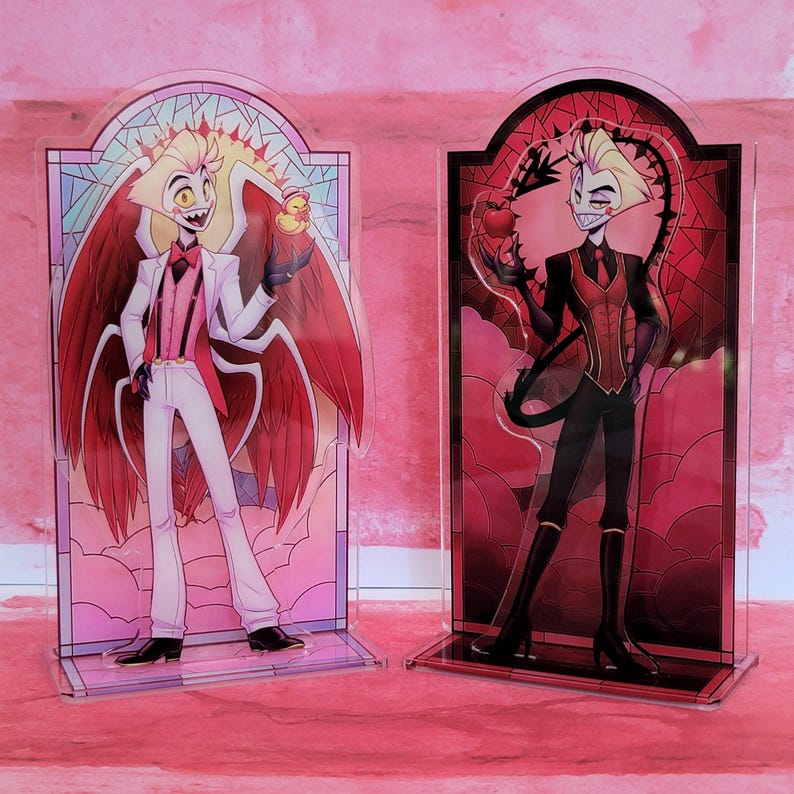 Lucifer Standees - Caelum & Infernus - Etsy