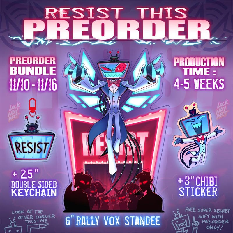 Vox Hazbin Figurine - Etsy UK