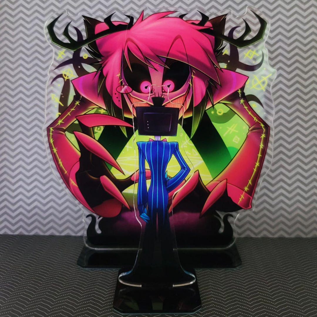 Monstrous Alastor + Vox Standee - Etsy