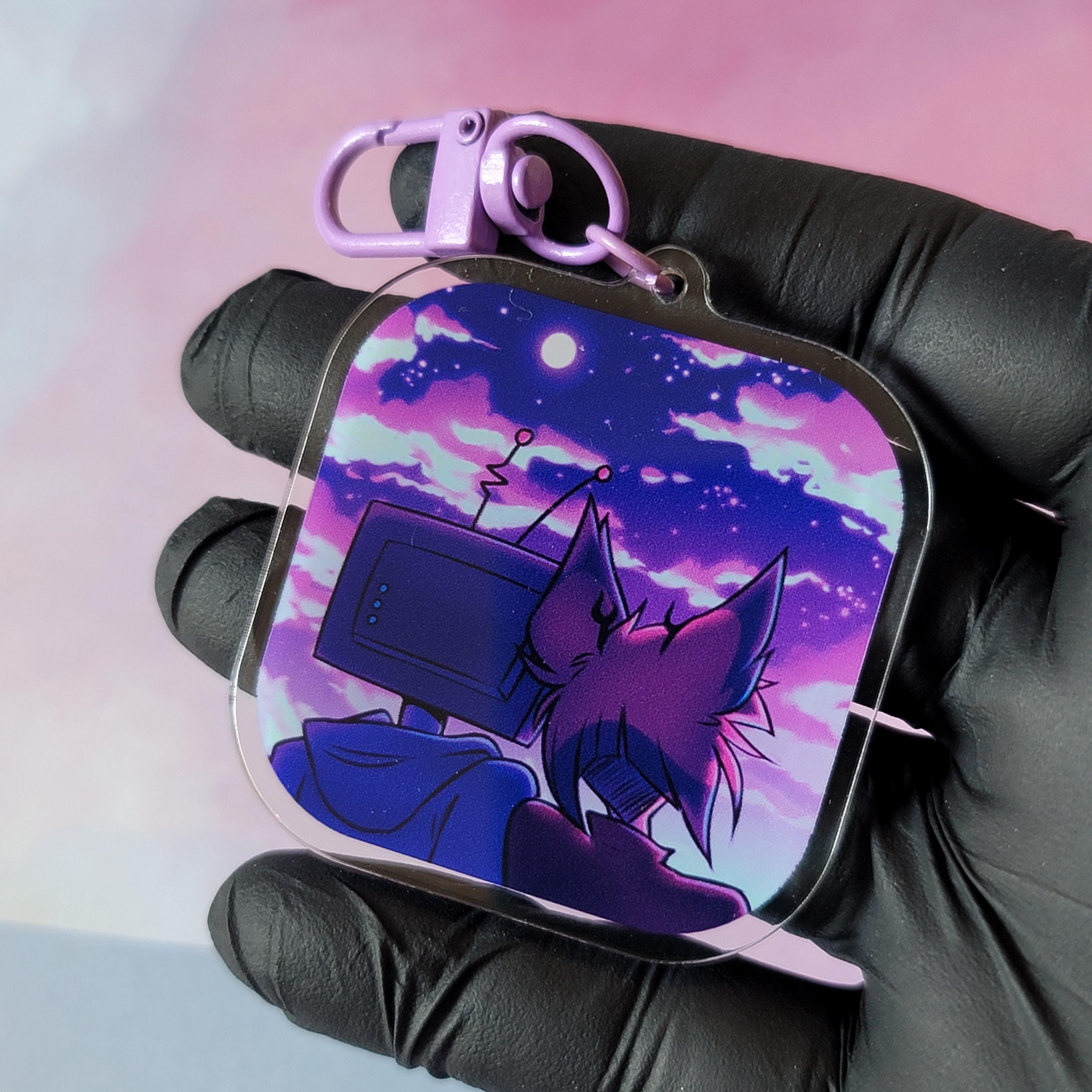 Skyline - Vox + Alastor Keychain - Etsy