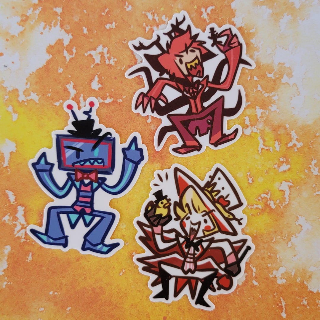 Hazbin Gremlin Sticker Pack - Etsy