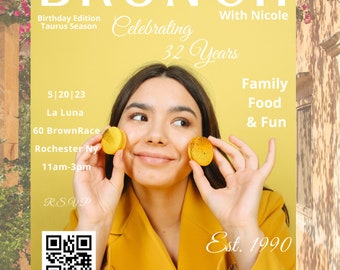 Magazine Cover Wedding Invitation - Etsy