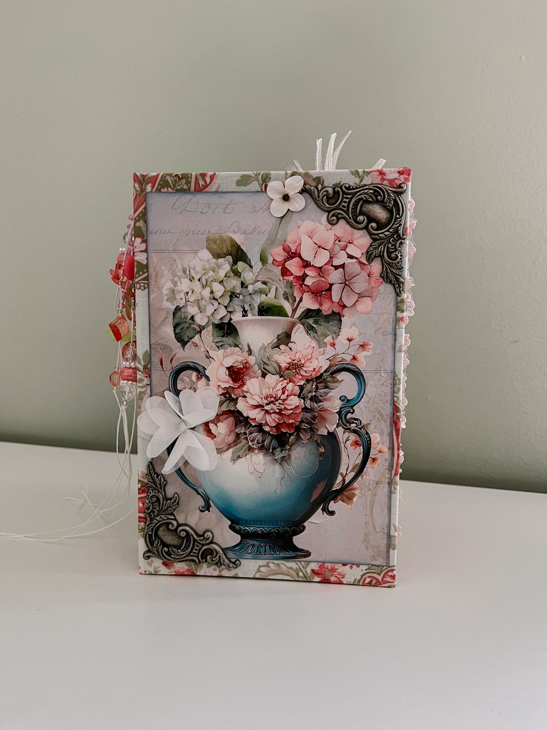 Victorian Ladies Romance Keepsake Diary, Soft Pink Love Theme Junk ...