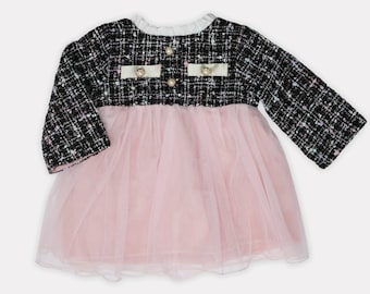 Baby Tweed Dress - Etsy