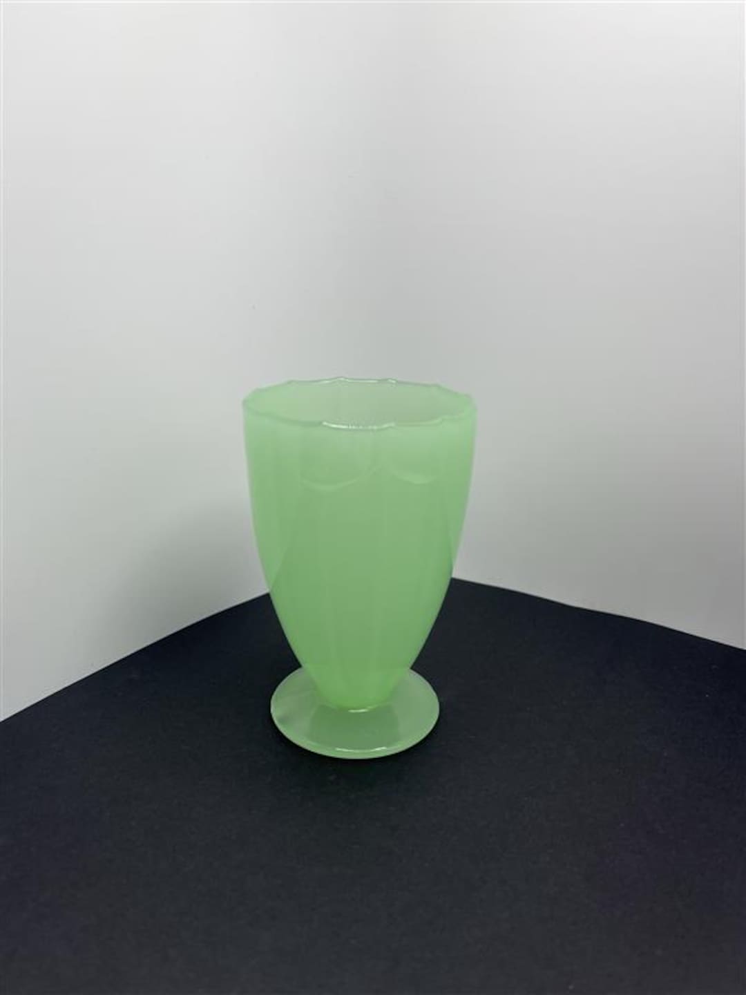 Vintage Uranium Glass Cup - Etsy