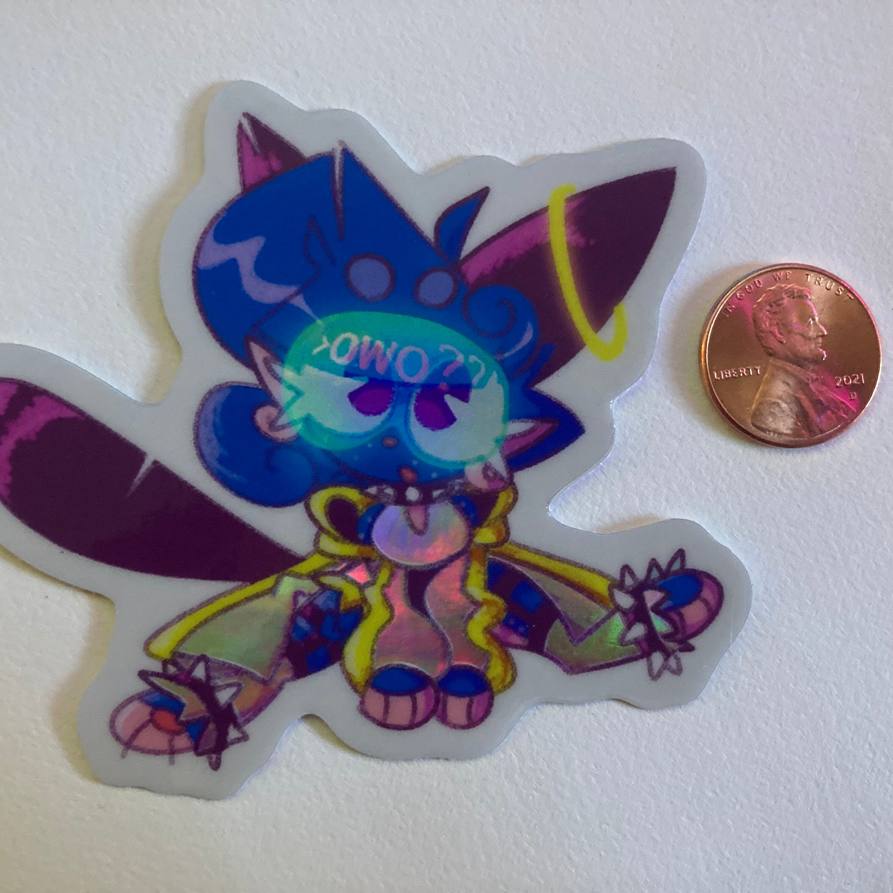 Dax Holographic Sticker - Etsy