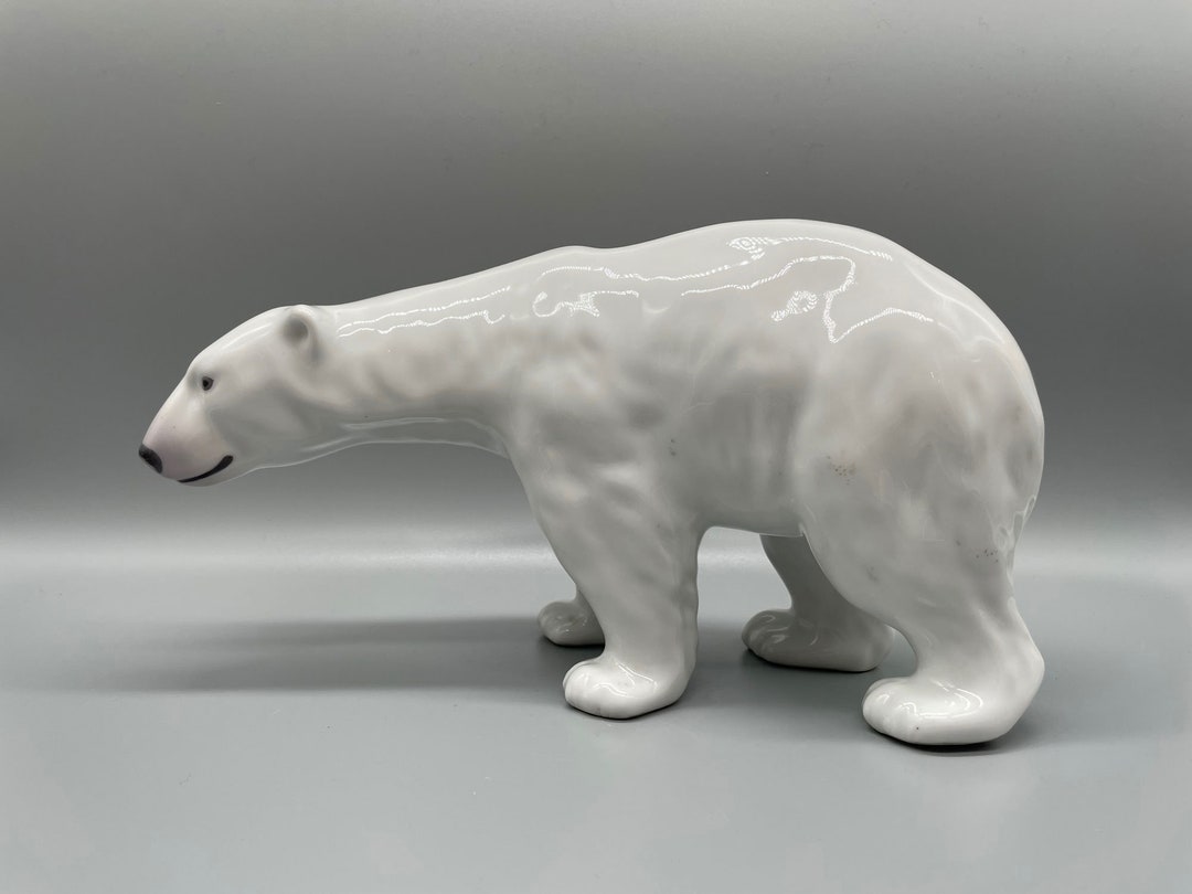 Large Polar Bear Made of Porcelain Art Deco 1930s Signed - Etsy