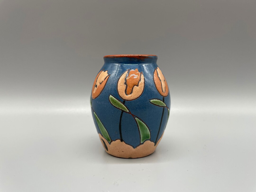 Beautiful Art Nouveau Vase PAW Ceramics Austria/czech Republic Around ...