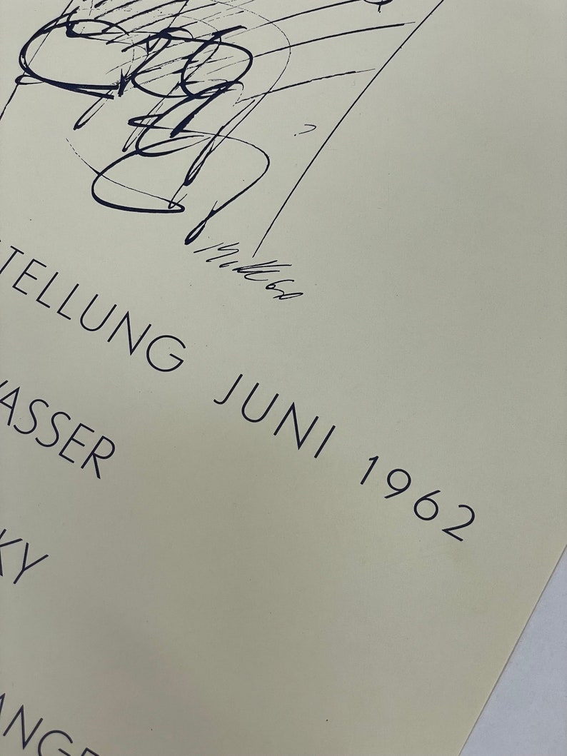 Original Poster Josef Mikl, Festival Week Exhibition Hollegha ...