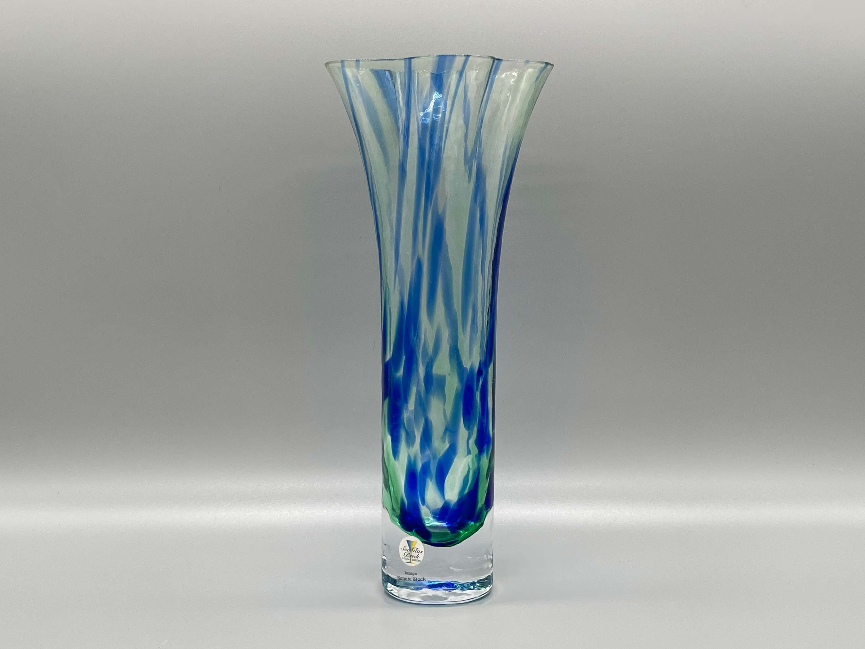 Kosta Glasbruk Vase, Renate Stock, Sweden, 1950s Vintage - Etsy