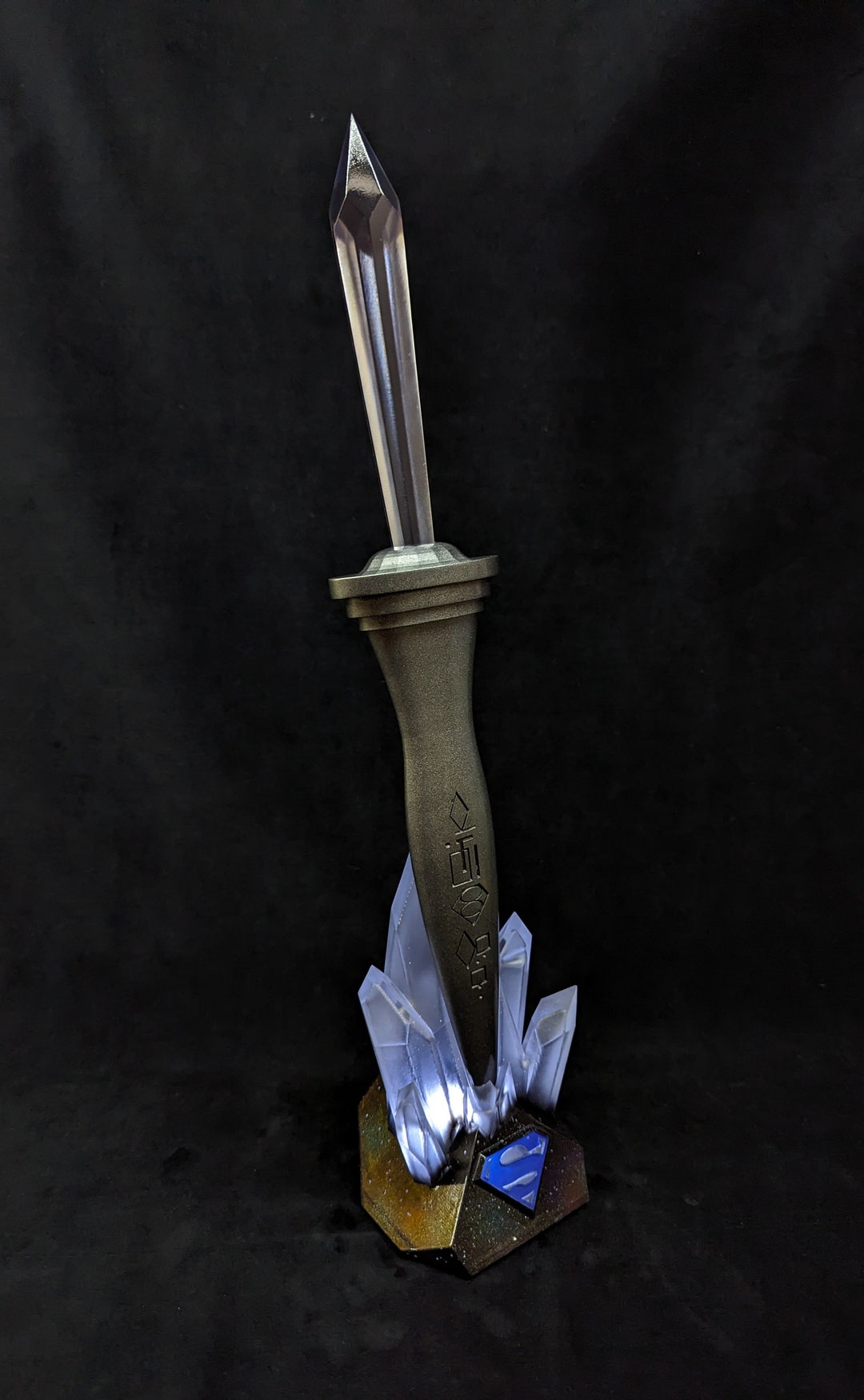 Smallville Kryptonian Dagger, 3D Printed Prop Replica With Galaxy ...
