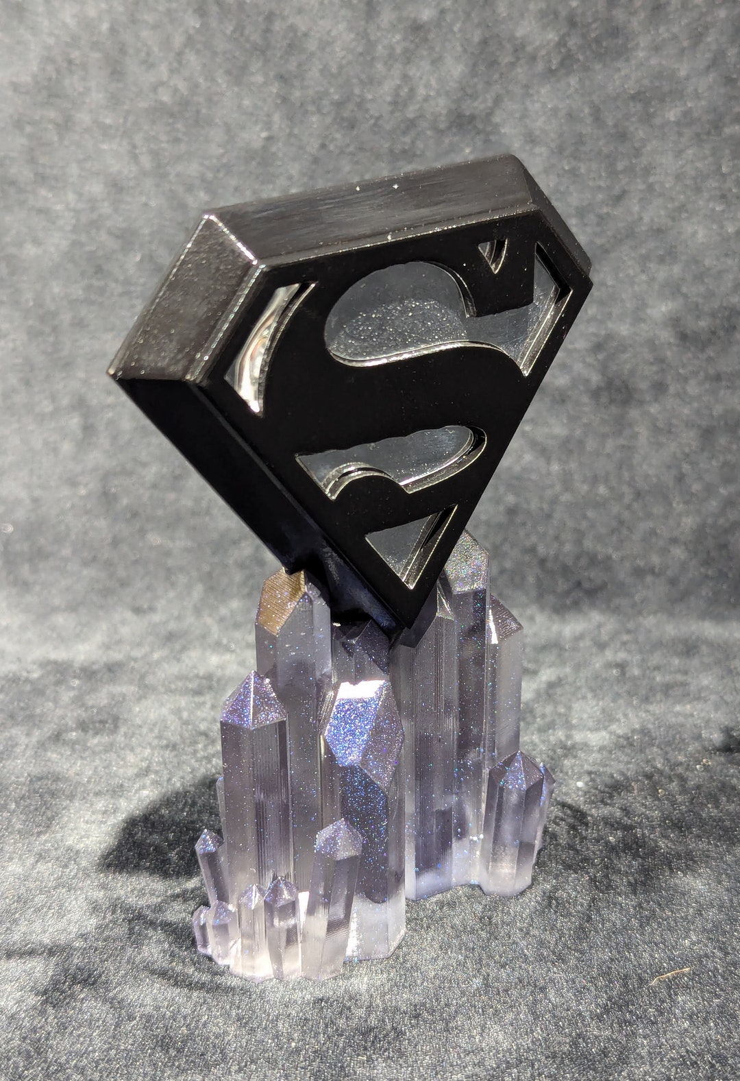 Smallville New Crystal of El 3D Printed Prop Replica With Crystal Stand ...