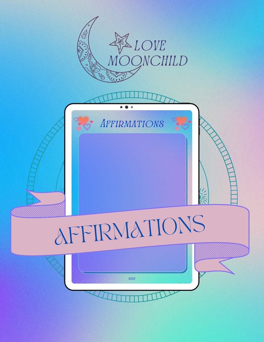 Printable Affirmations Template | PDF, Planner Insert, A4 | Blank, I Am ...
