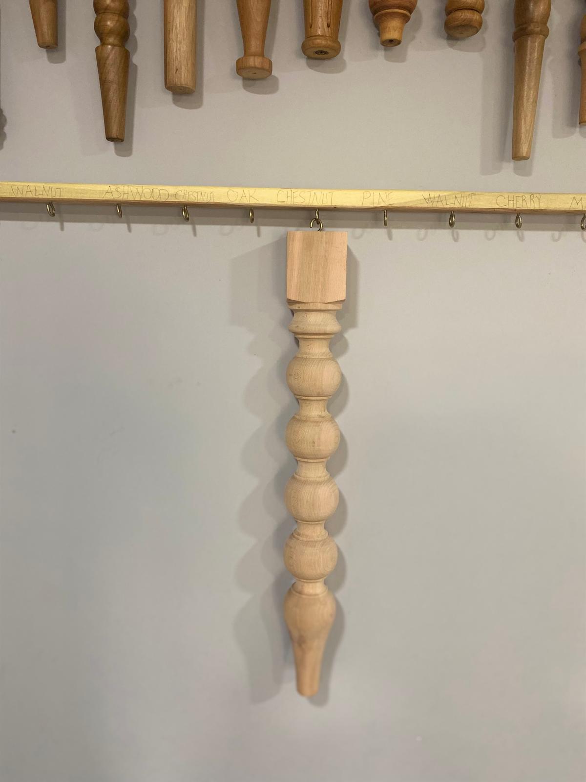 Heavy Duty Beech Wood Table Legs Set of 4 Sturdy Legs for DIY Dining ...