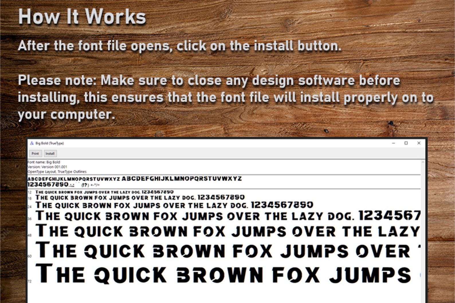 Bridged Digital Font Big Bold - Etsy