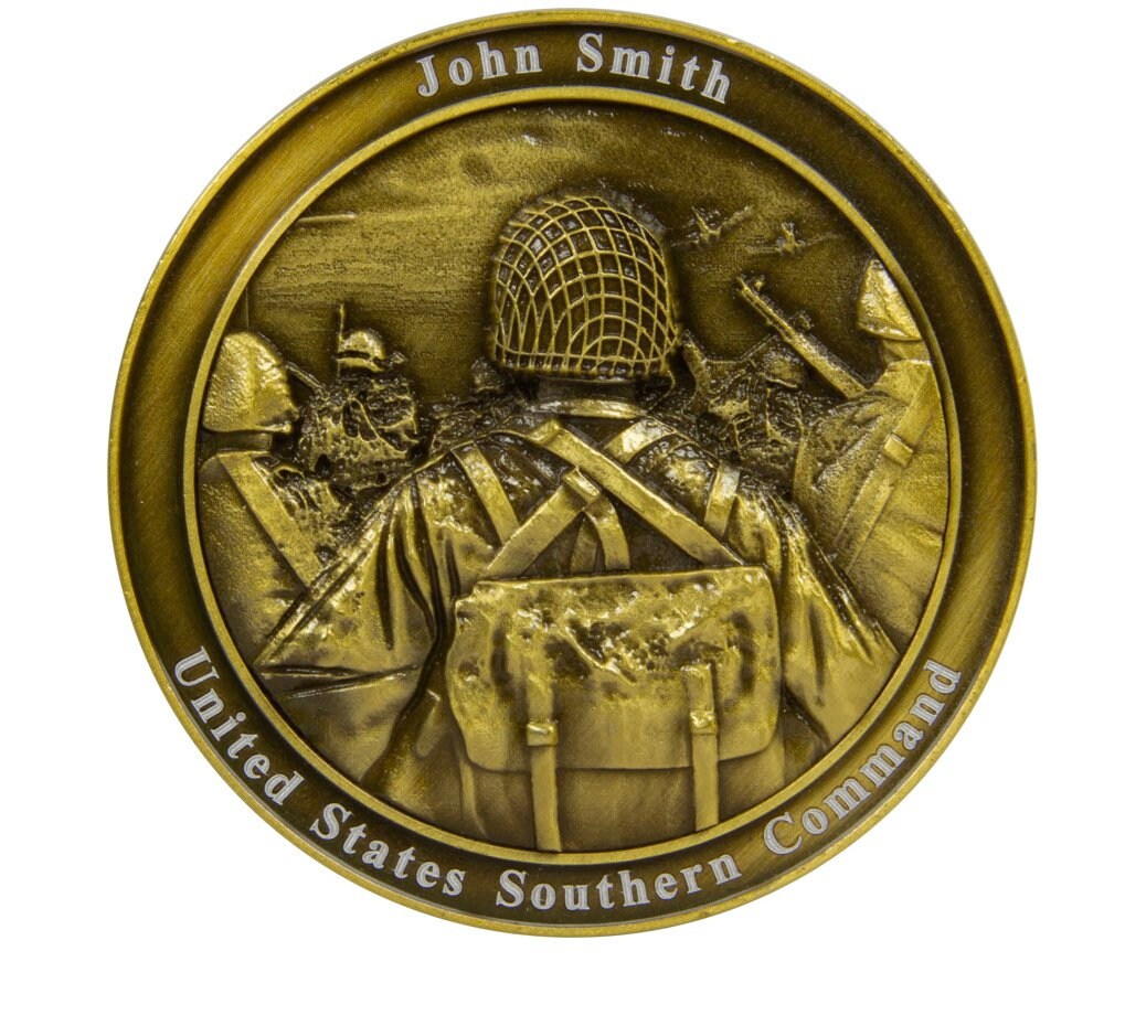 Military Challenge Coin, Engraved & Personalized - Etsy