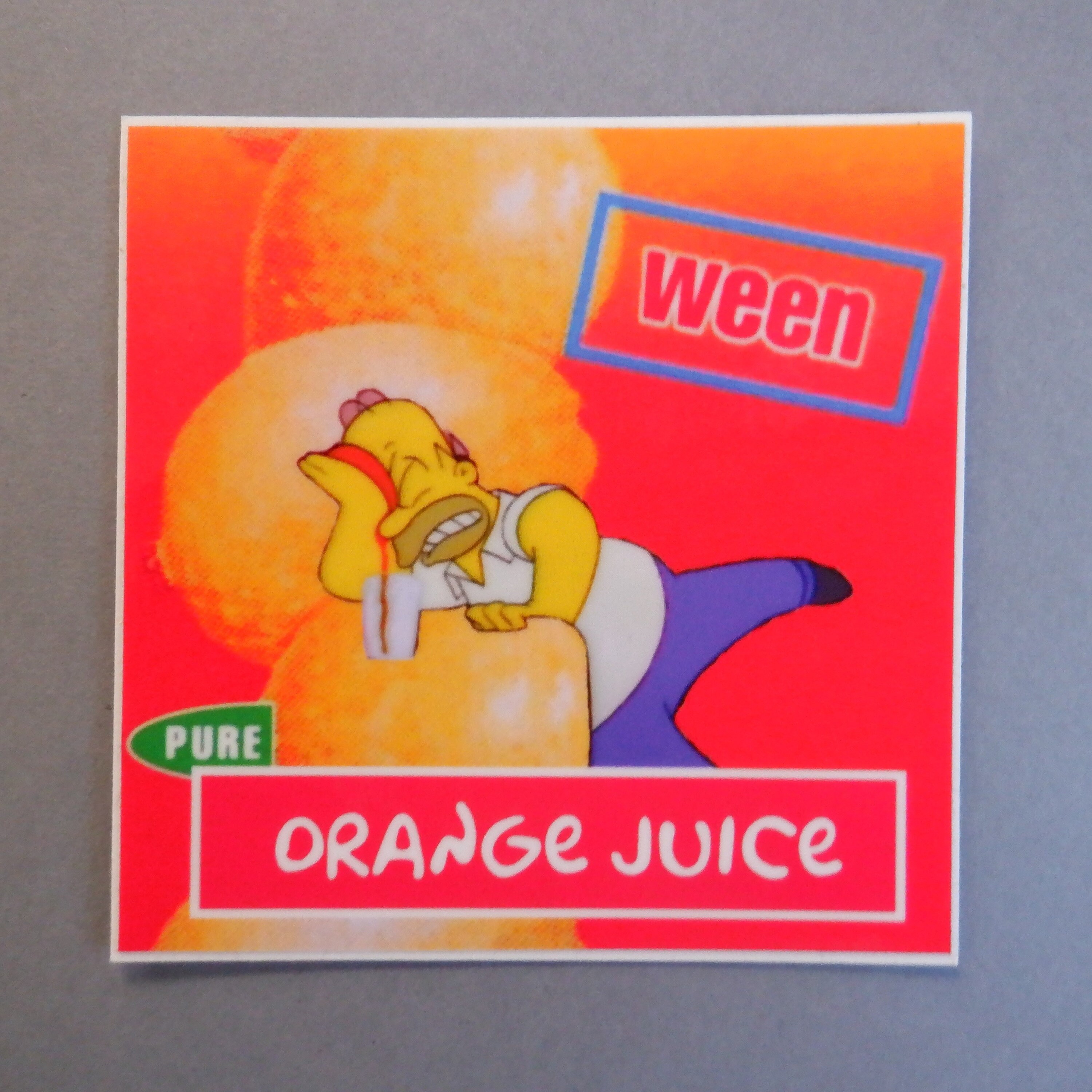 Simpsons/ween Album Stickers Ween Fan Art the Simpsons Fan - Etsy