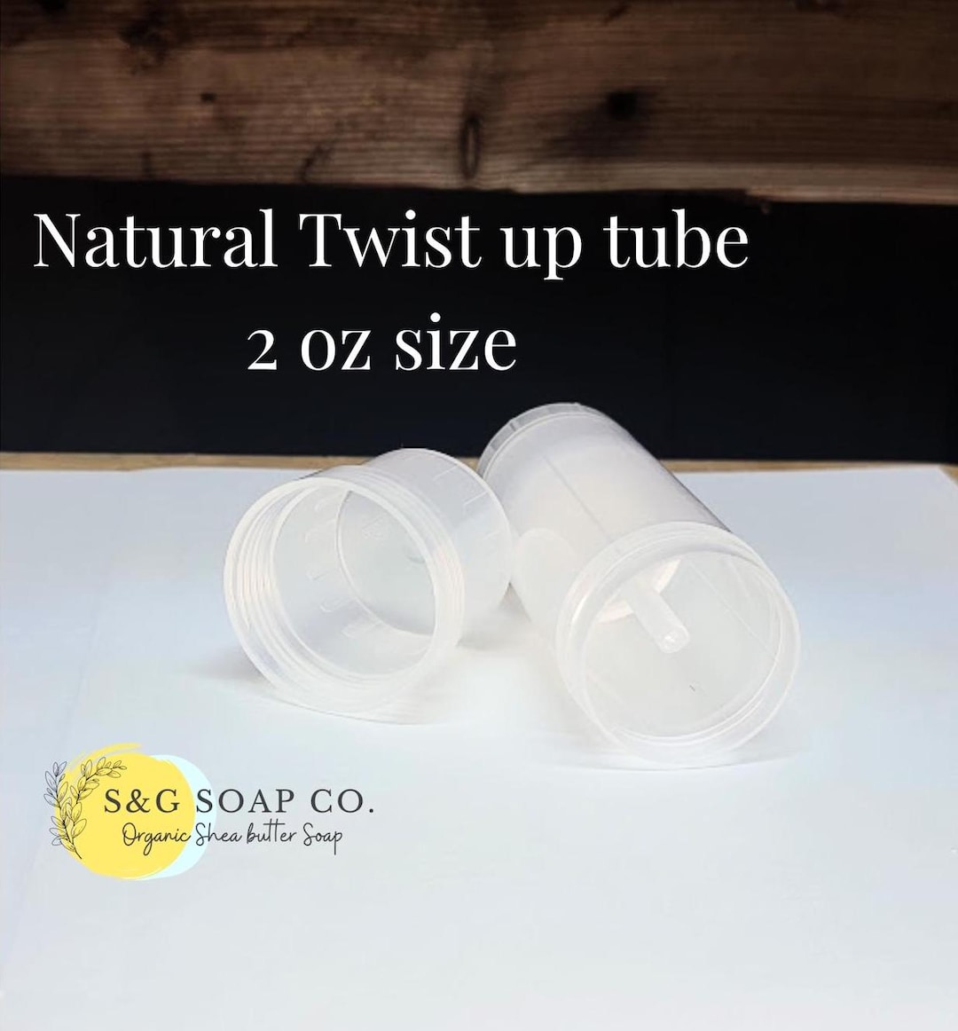 Natural Twist up Tubes 2oz Size Wholesale Container Supplies Lotion ...