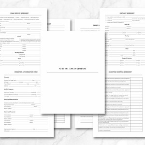 End of Life Planner, After I'm Gone Planner, Final Wishes Planner ...