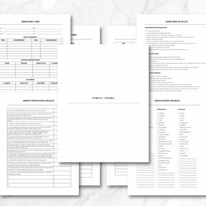 End of Life Planner, After I'm Gone Planner, Final Wishes Planner ...