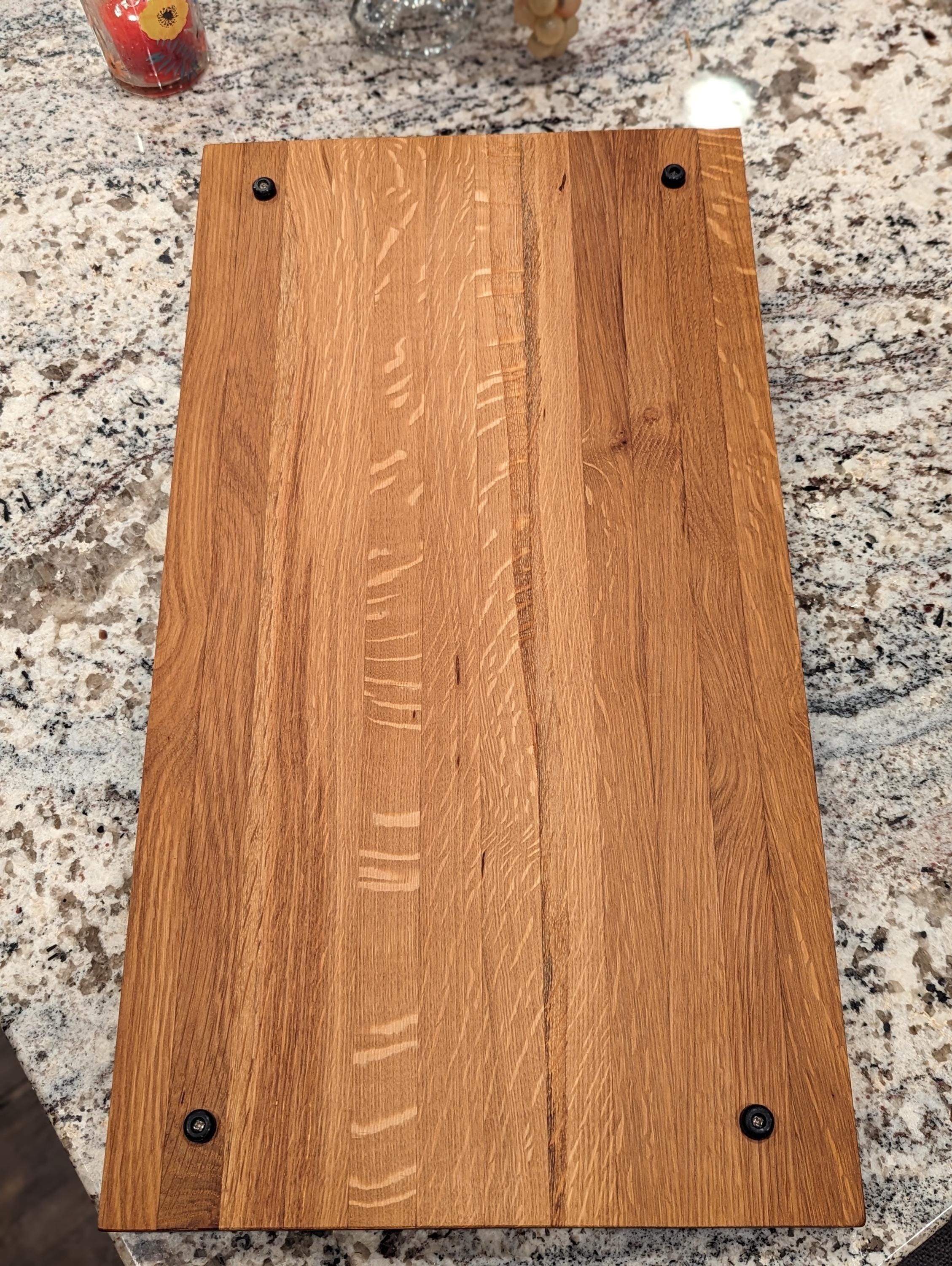 Beautiful Handmade Oversized Oak Cutting Board With Deep Juice Groove ...