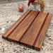 Handmade Oak and Brazilian Cherry Cutting Board With Handles - Etsy