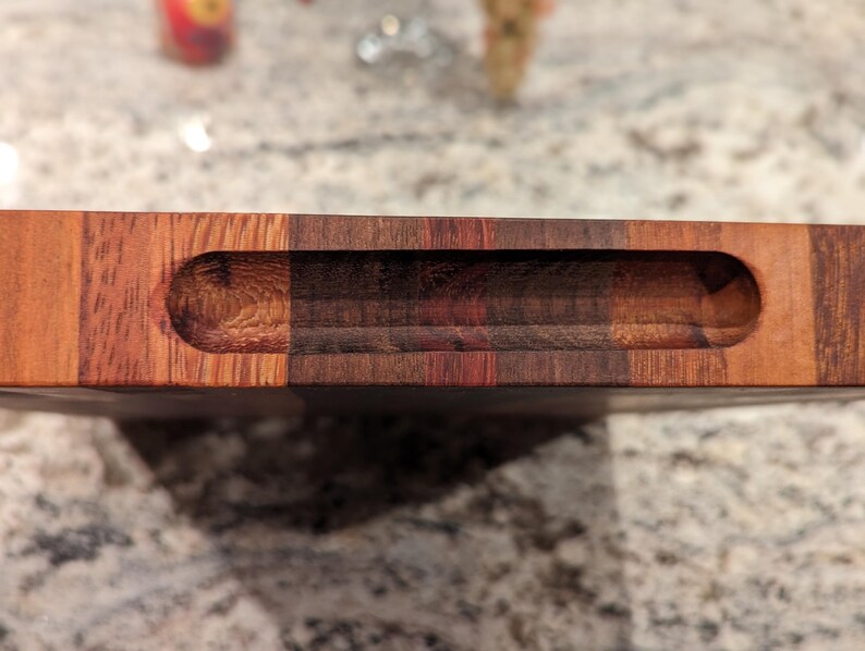 Beautiful Handmade Checkerboard Pattern Cutting Board With Walnut ...