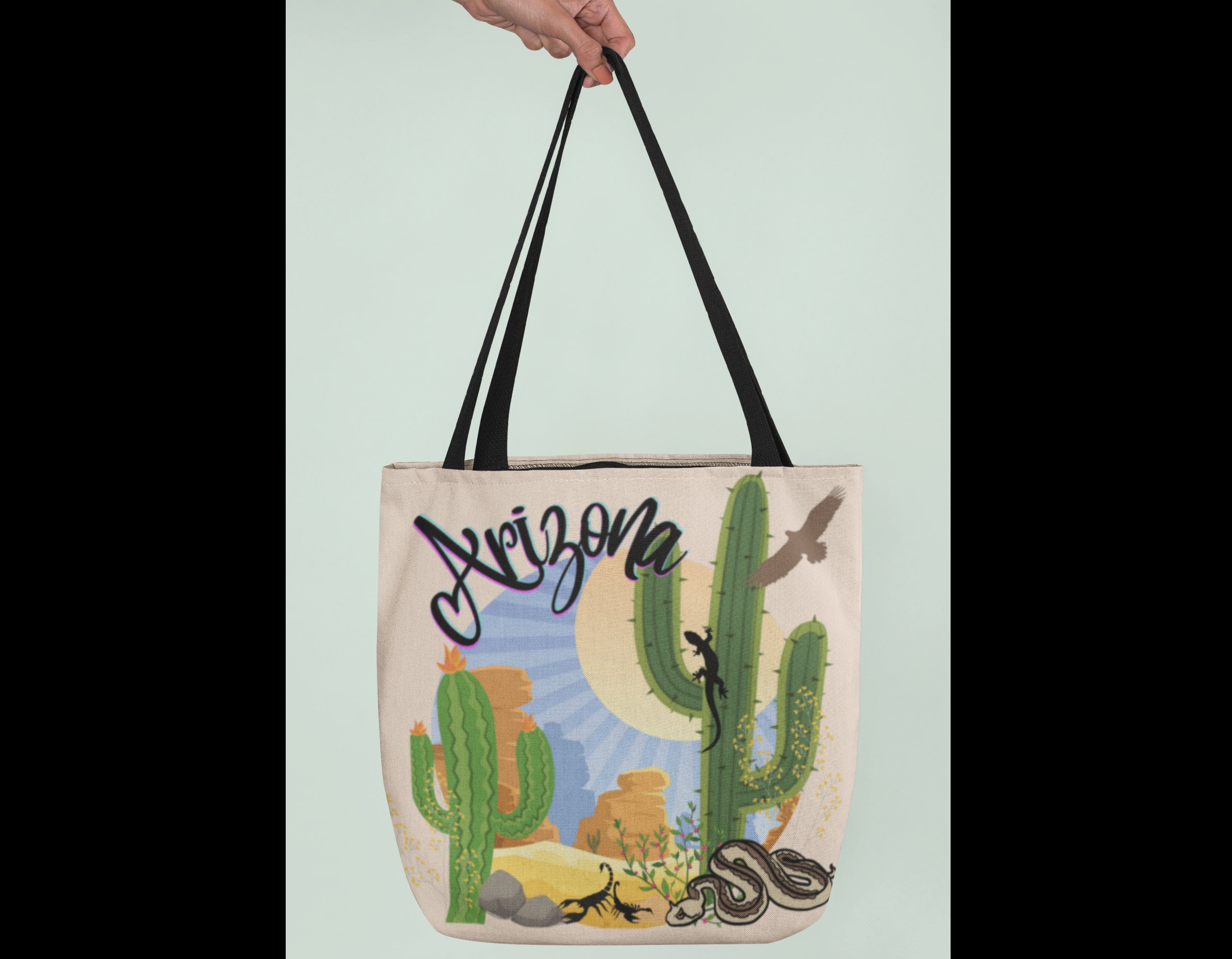 Arizona Bag, Southwestern Themed, Desert Wilderness Graphic, Cool ...