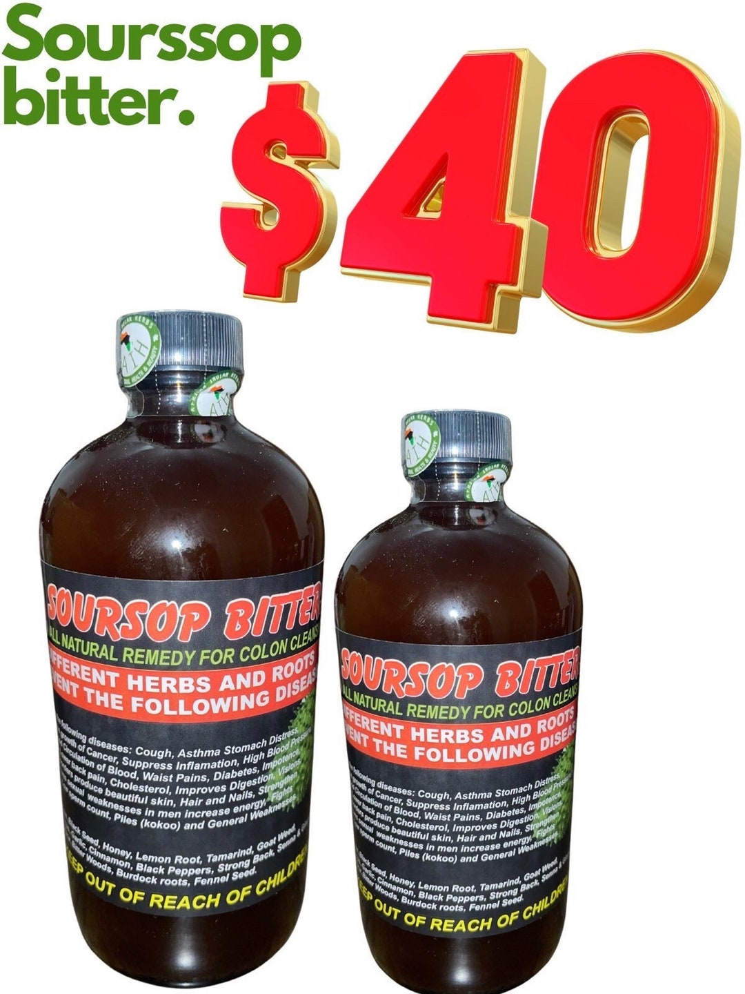 Soursop Bitter - Etsy