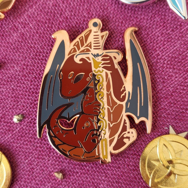Sword Enamel Pin - Etsy