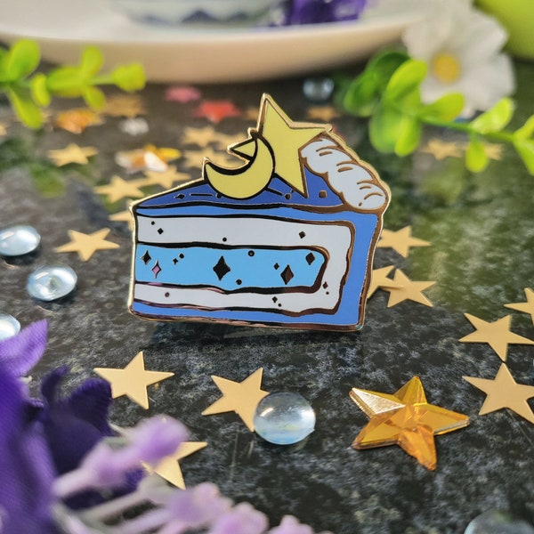 Cake Enamel Pin - Etsy