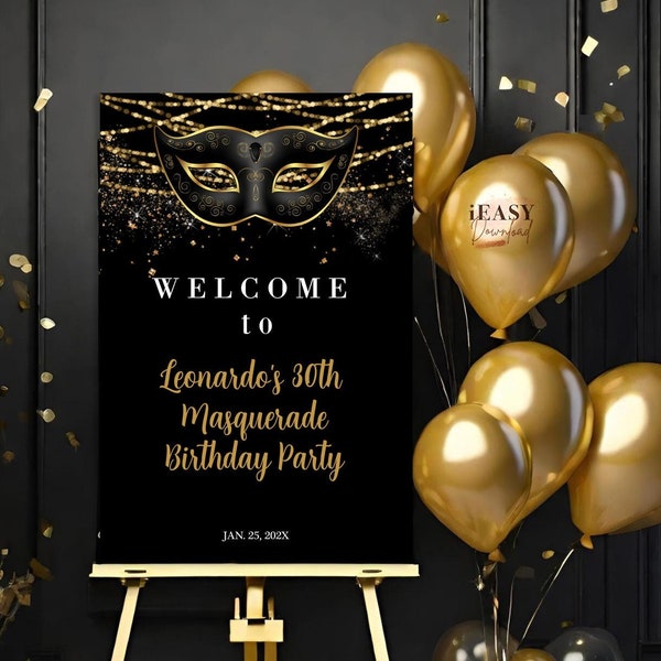 Masquerade Party Decorations - Etsy