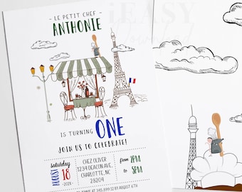 Ratatouille Birthday Invitation - Etsy