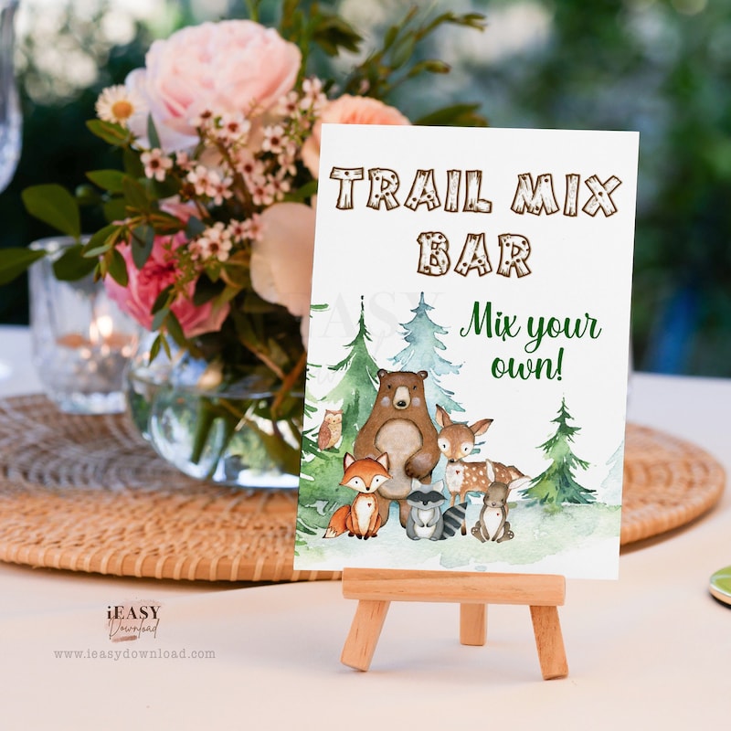 Trail Mix Sign - Etsy