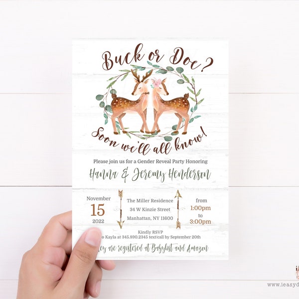 Buck and Doe - Etsy