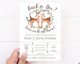 THE ORIGINAL Hunting for a Boy Fishing for a Girl Gender - Etsy